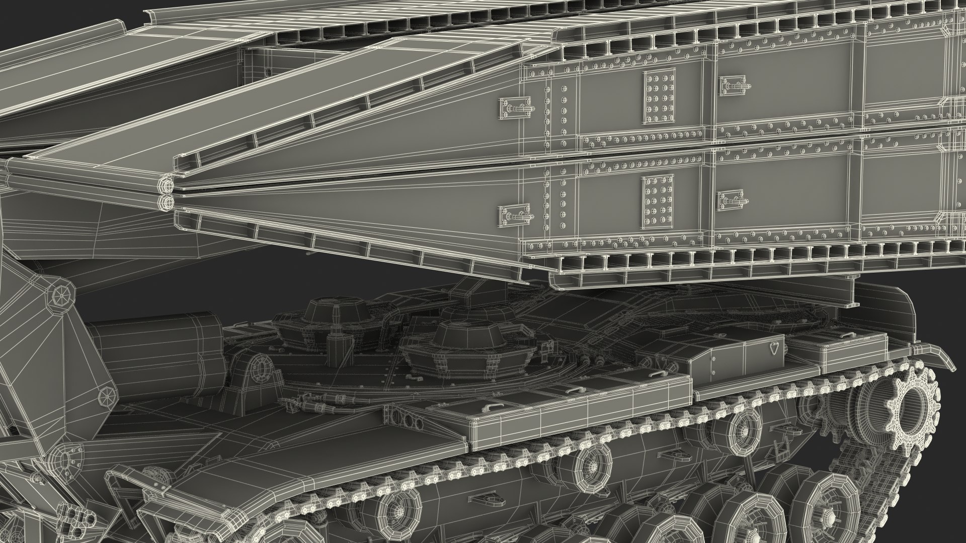 3D AVLB M60A1 Armored Vehicle Launched Bridge Rigged Model - TurboSquid ...