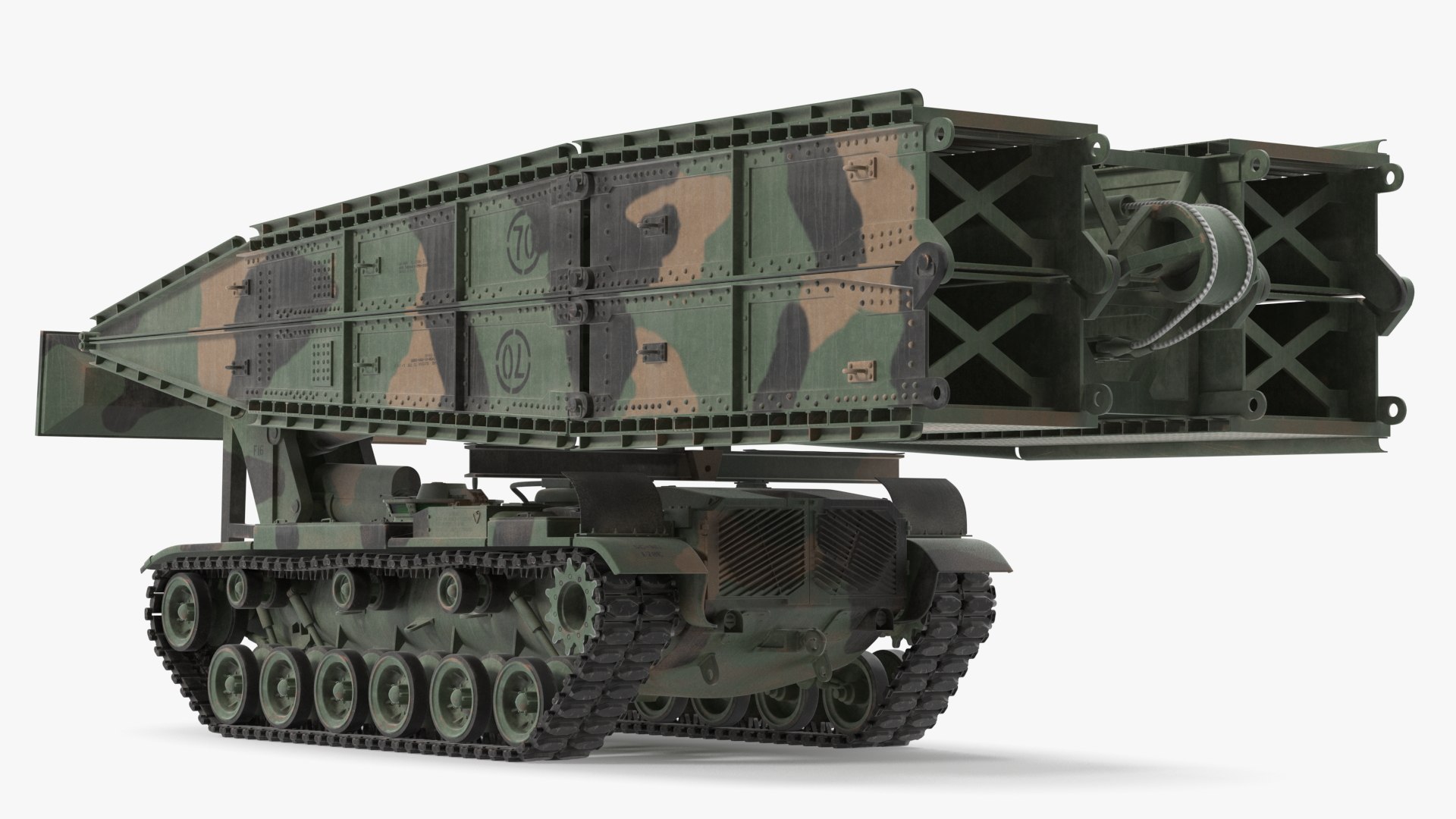 3D AVLB M60A1 Armored Vehicle Launched Bridge Rigged model - TurboSquid ...