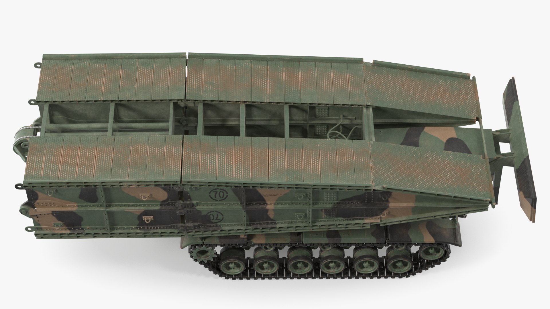 3D AVLB M60A1 Armored Vehicle Launched Bridge Rigged model - TurboSquid ...