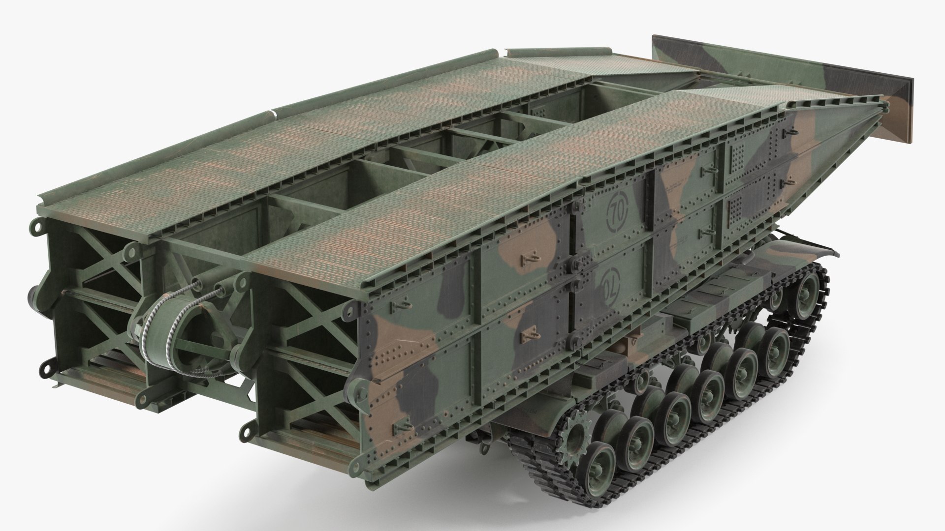 3D AVLB M60A1 Armored Vehicle Launched Bridge Rigged model - TurboSquid ...