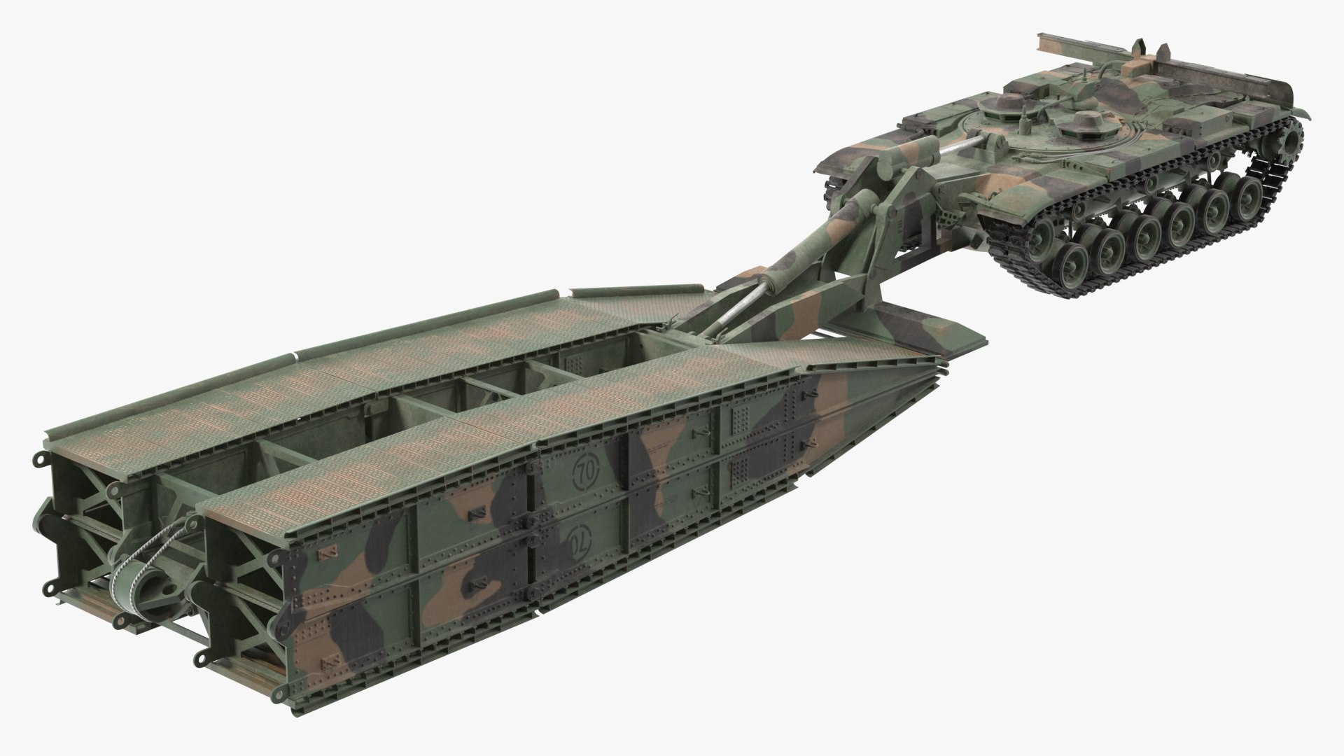 3D AVLB M60A1 Armored Vehicle Launched Bridge Rigged model - TurboSquid ...