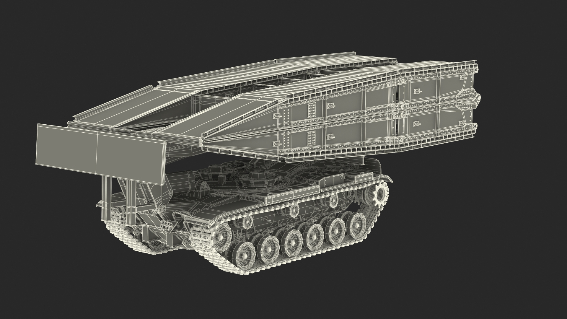 3D AVLB M60A1 Armored Vehicle Launched Bridge Rigged Model - TurboSquid ...