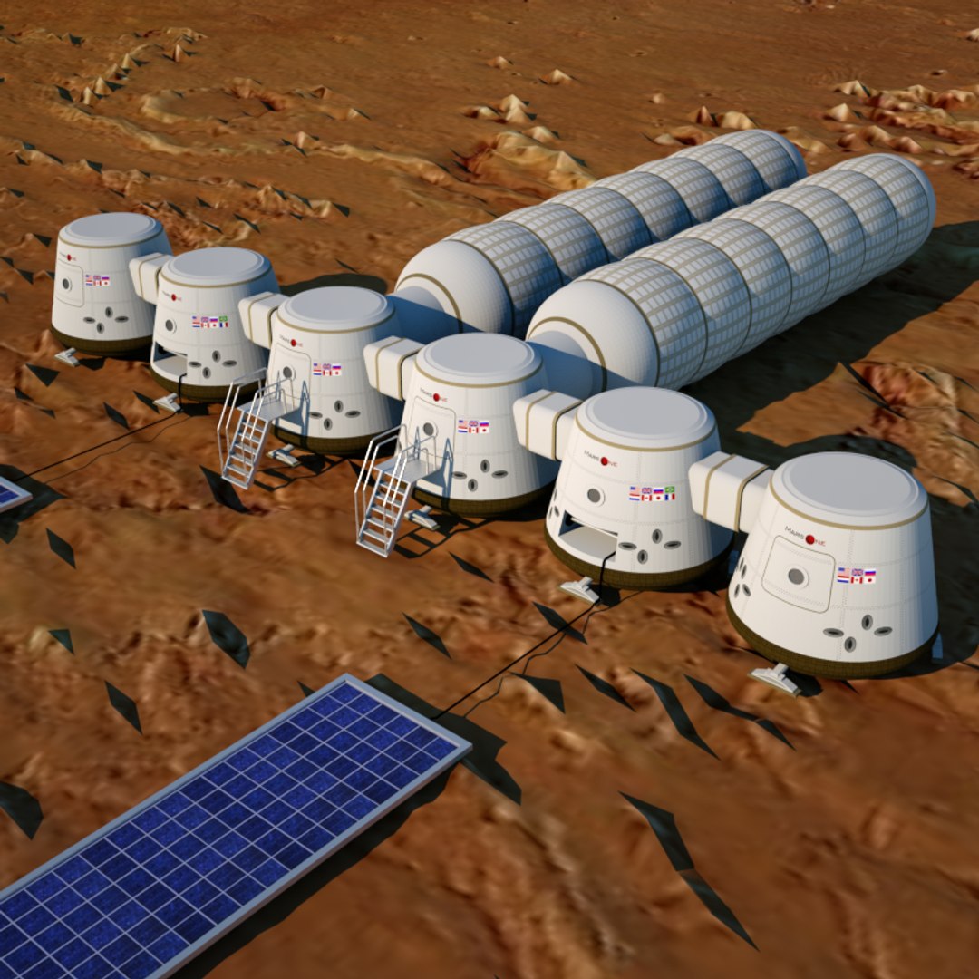 3D mars base model - TurboSquid 1187550
