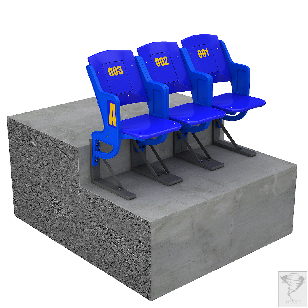 stadium seats 3d 3ds