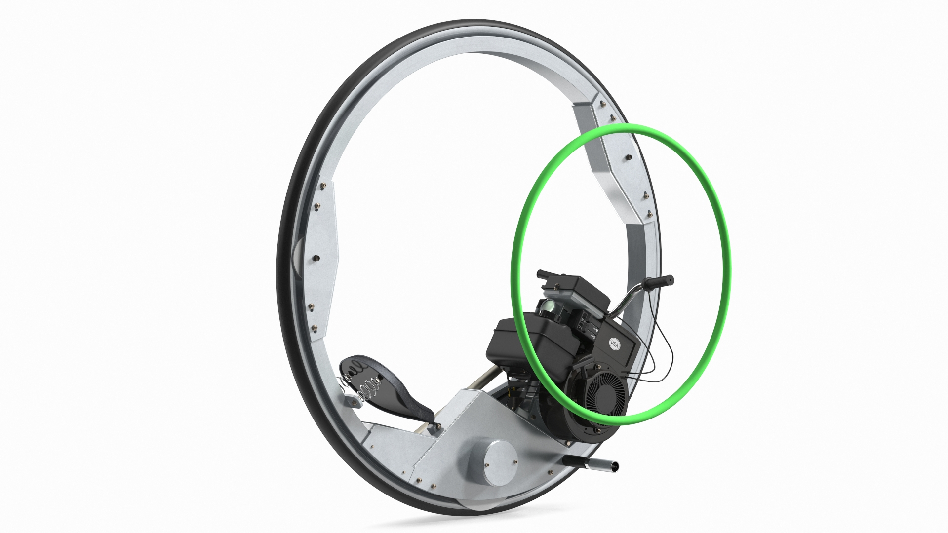 Motorized Monocycle Rigged 3D Model - TurboSquid 1848670