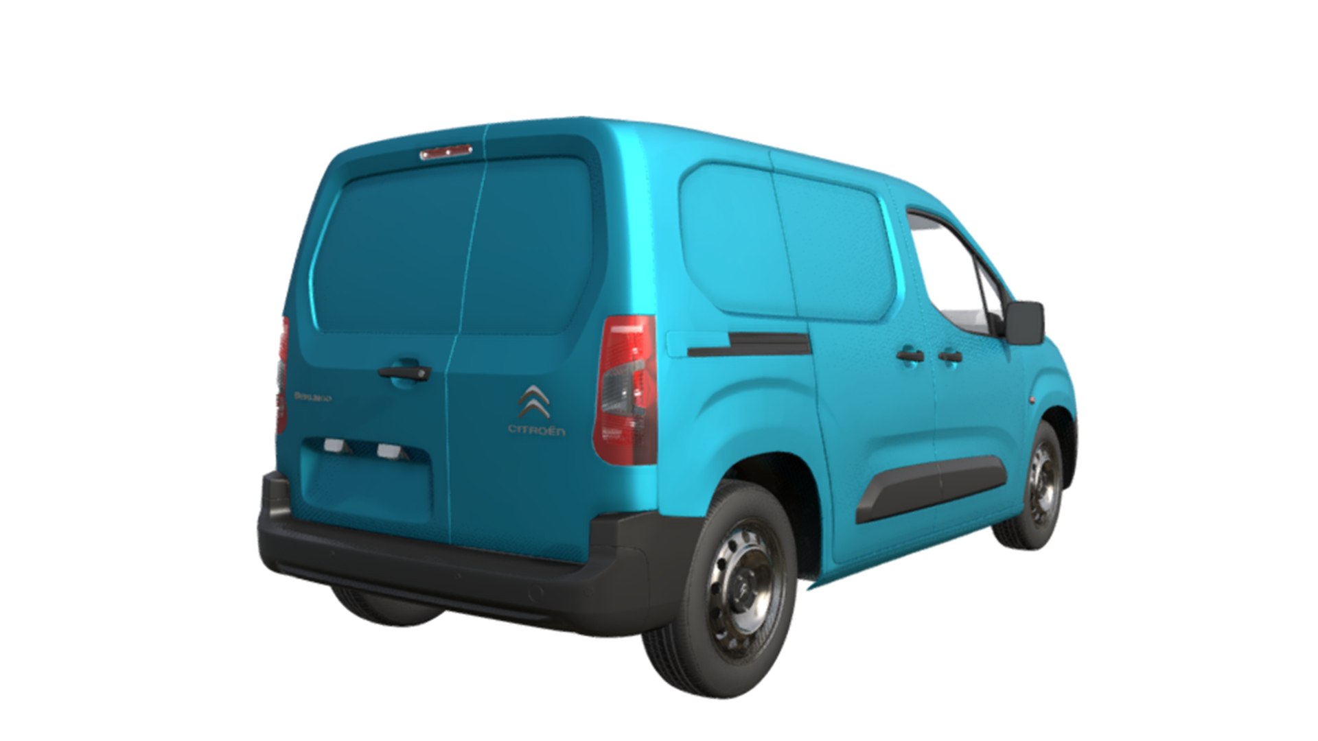 Blue Van - Citroen Berlingo 3D - TurboSquid 2148859