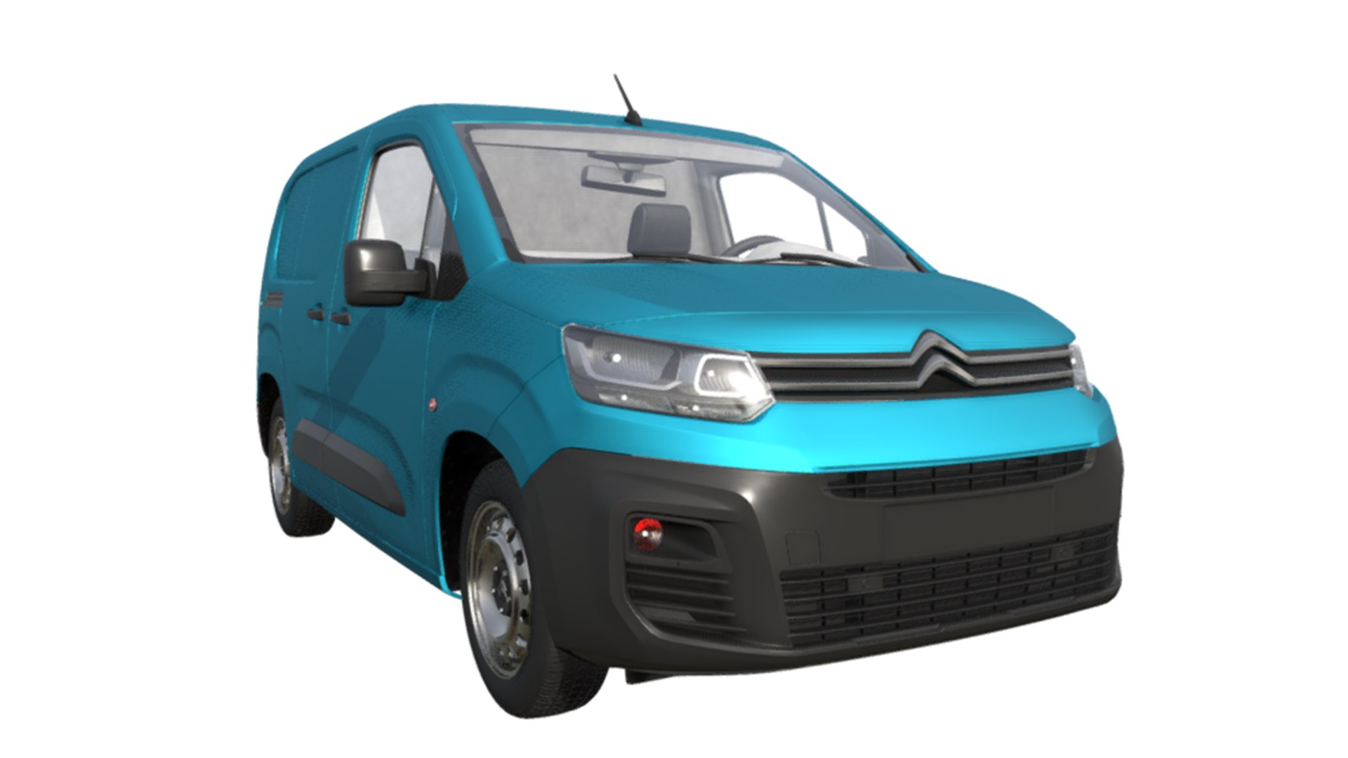 Blue Van - Citroen Berlingo 3D - TurboSquid 2148859