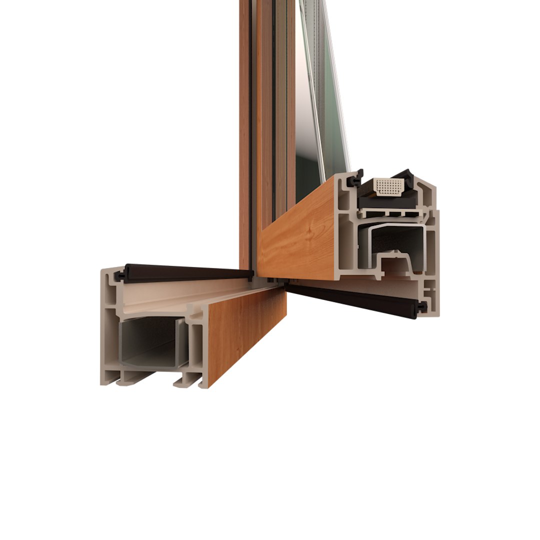 3d window pvc profile model