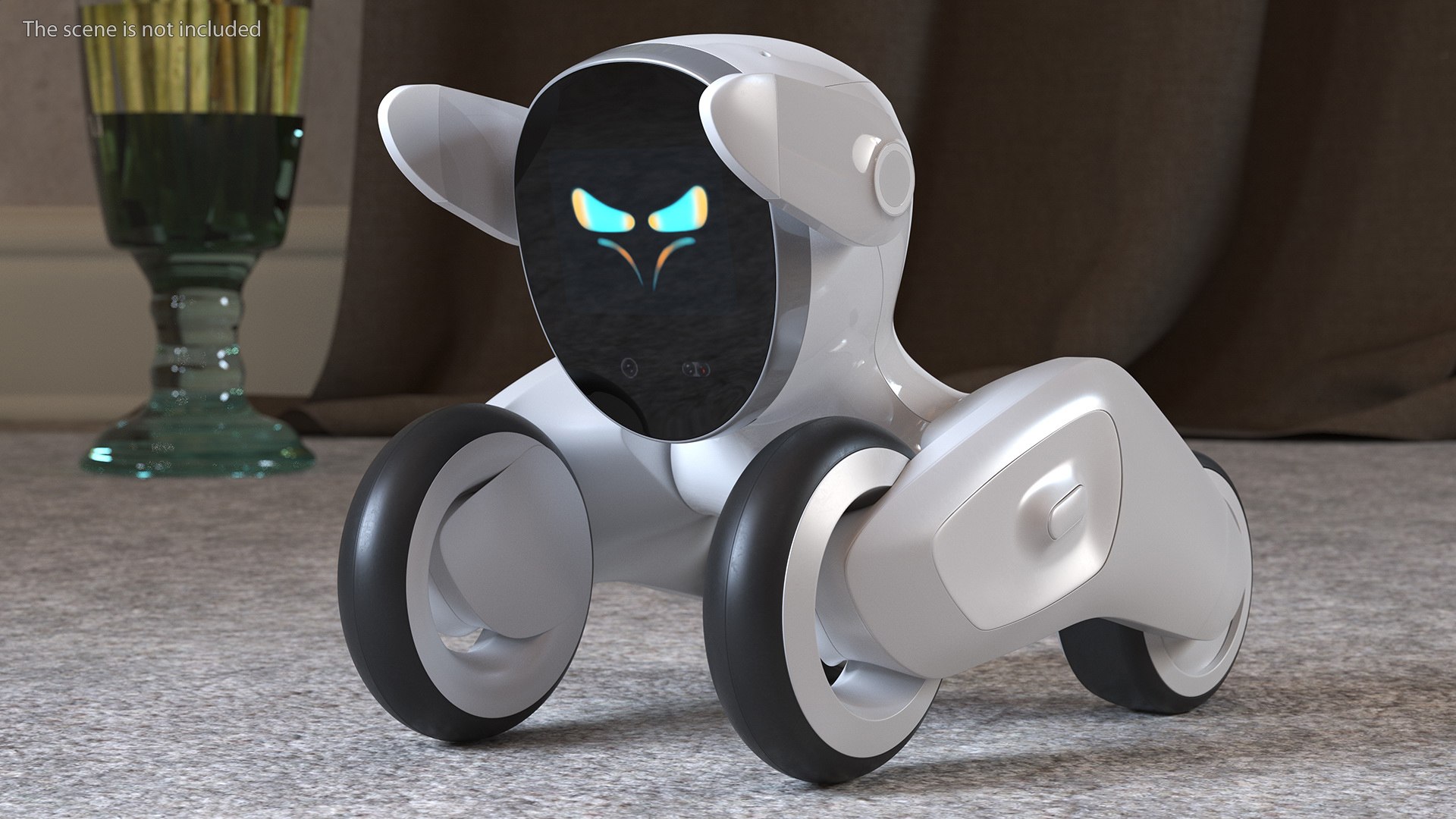 Angry Robot Toy Loona Smart Petbot 3D Model - TurboSquid 2097699