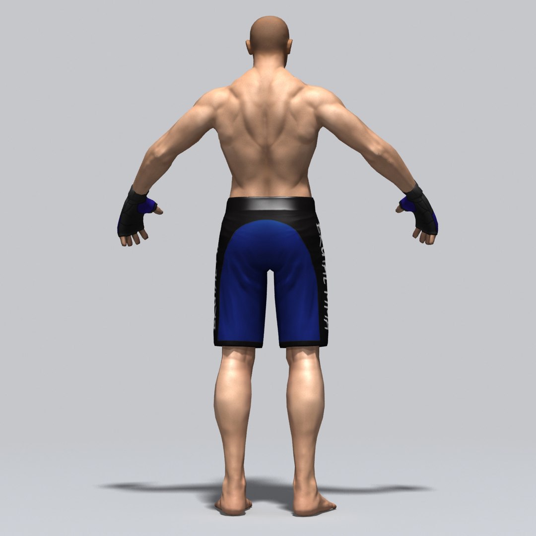 Mma Fighter 3d Obj