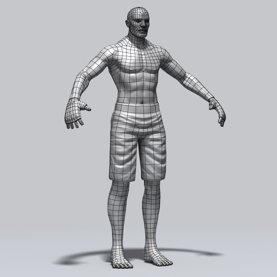 Mma Fighter 3d Obj
