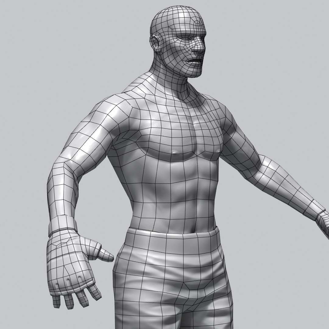 Mma Fighter 3d Obj