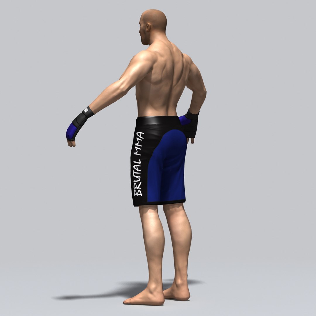 Mma Fighter 3d Obj
