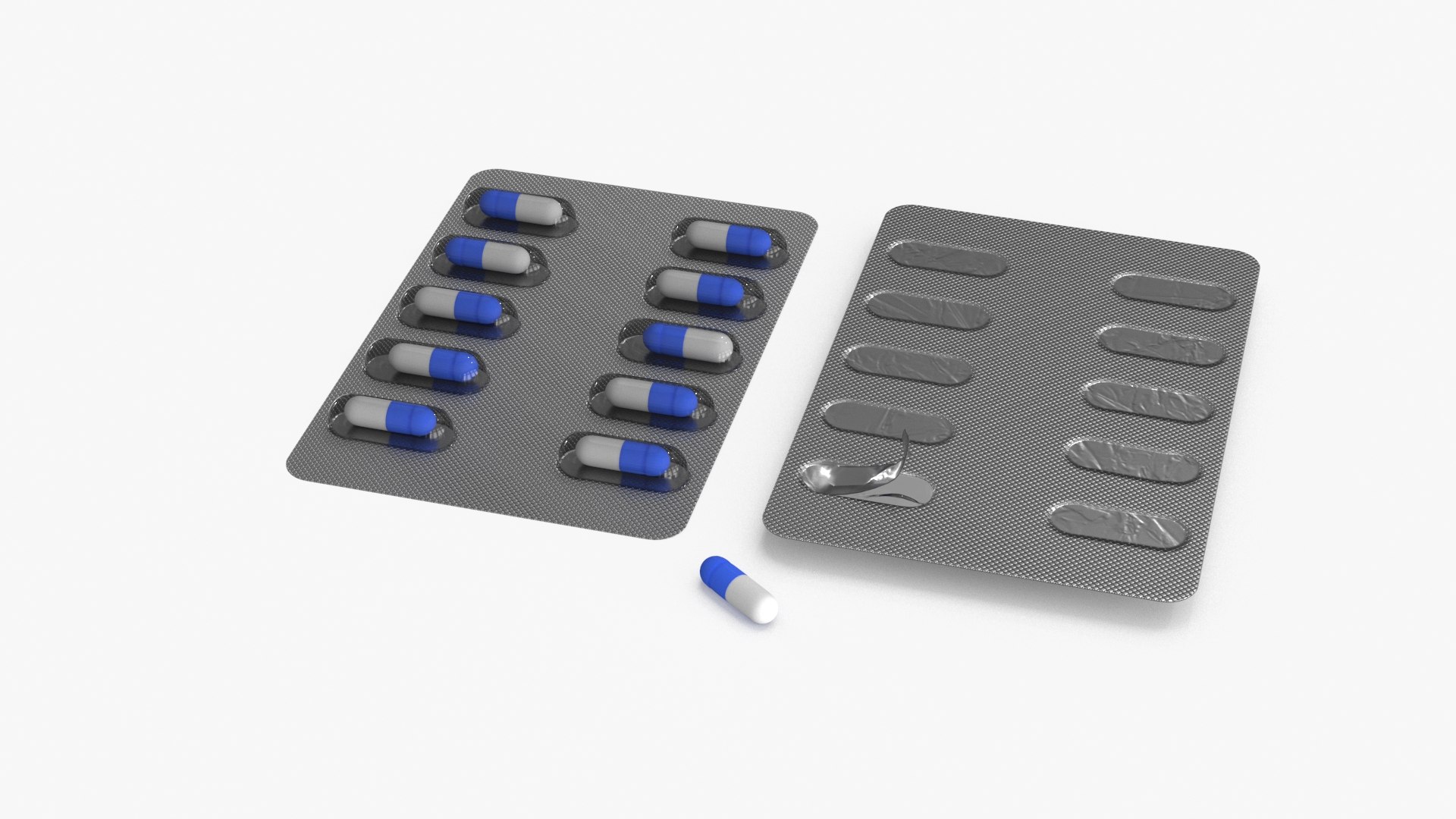 Pill Blister Pack 3D Model - TurboSquid 2277570
