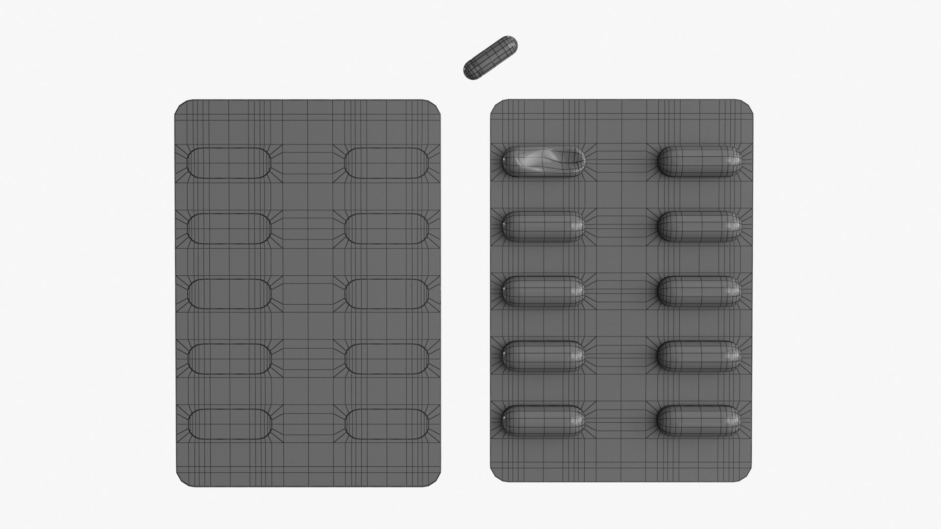 Pill Blister Pack 3D Model - TurboSquid 2277570