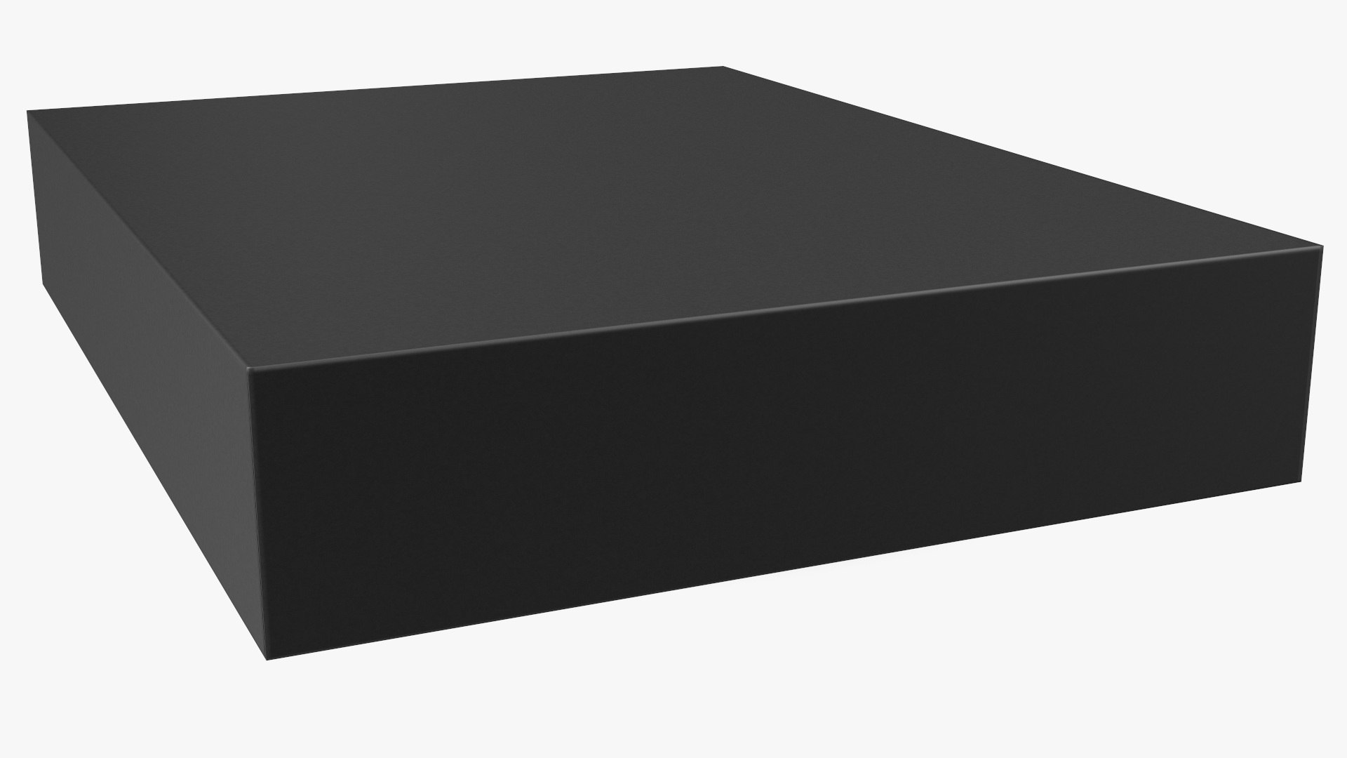 3D Flat Rectangular Box - TurboSquid 2212724
