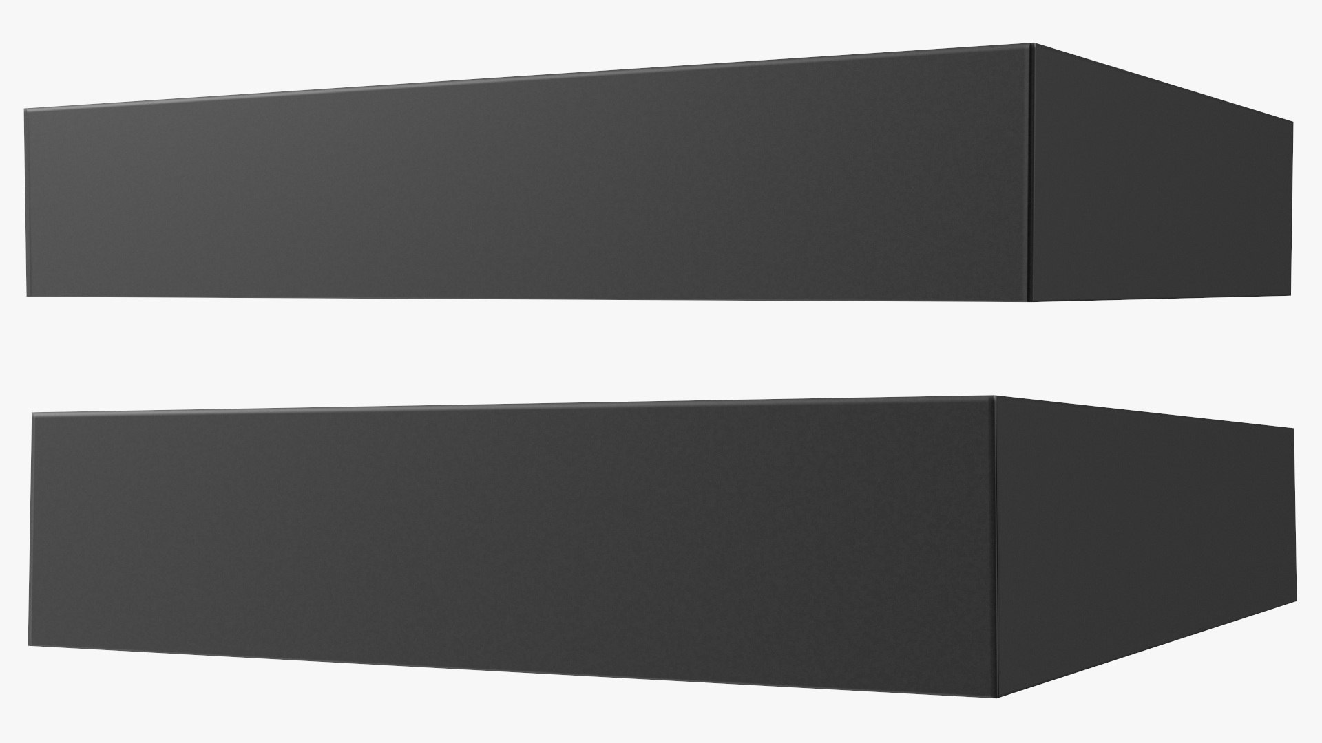 3D Flat Rectangular Box - TurboSquid 2212724