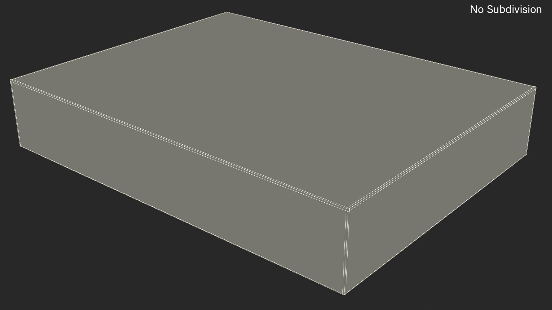 3D Flat Rectangular Box - TurboSquid 2212724