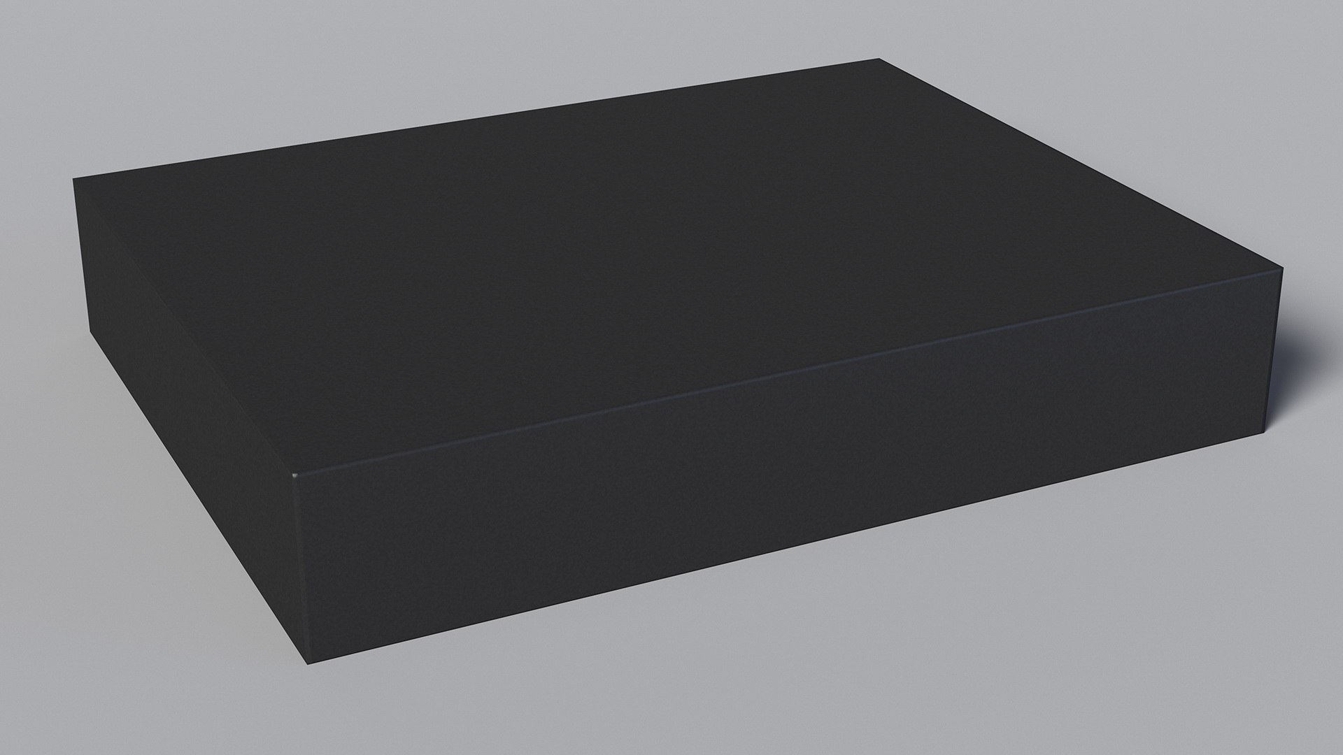 3D Flat Rectangular Box - TurboSquid 2212724