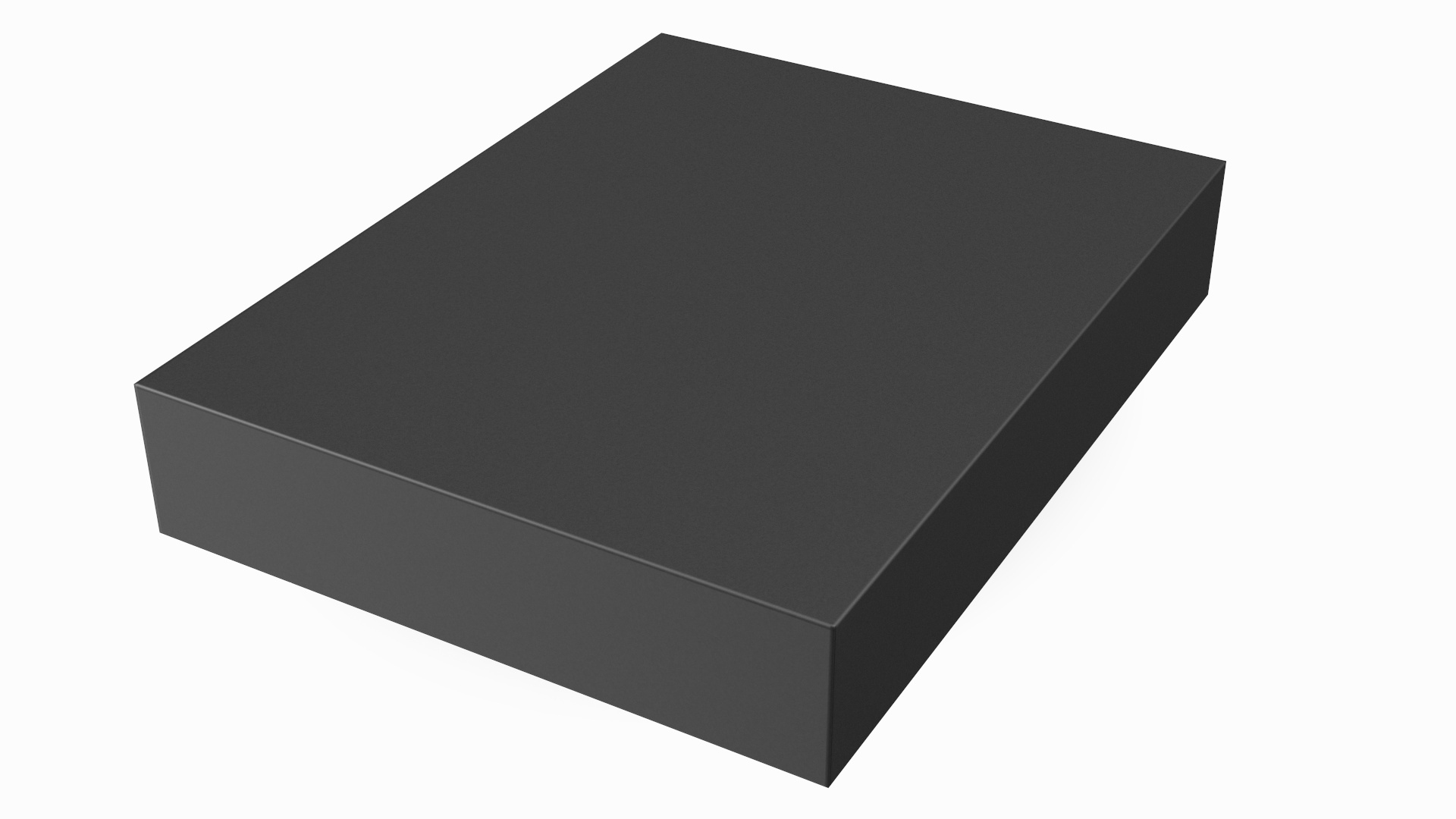 3D Flat Rectangular Box - TurboSquid 2212724