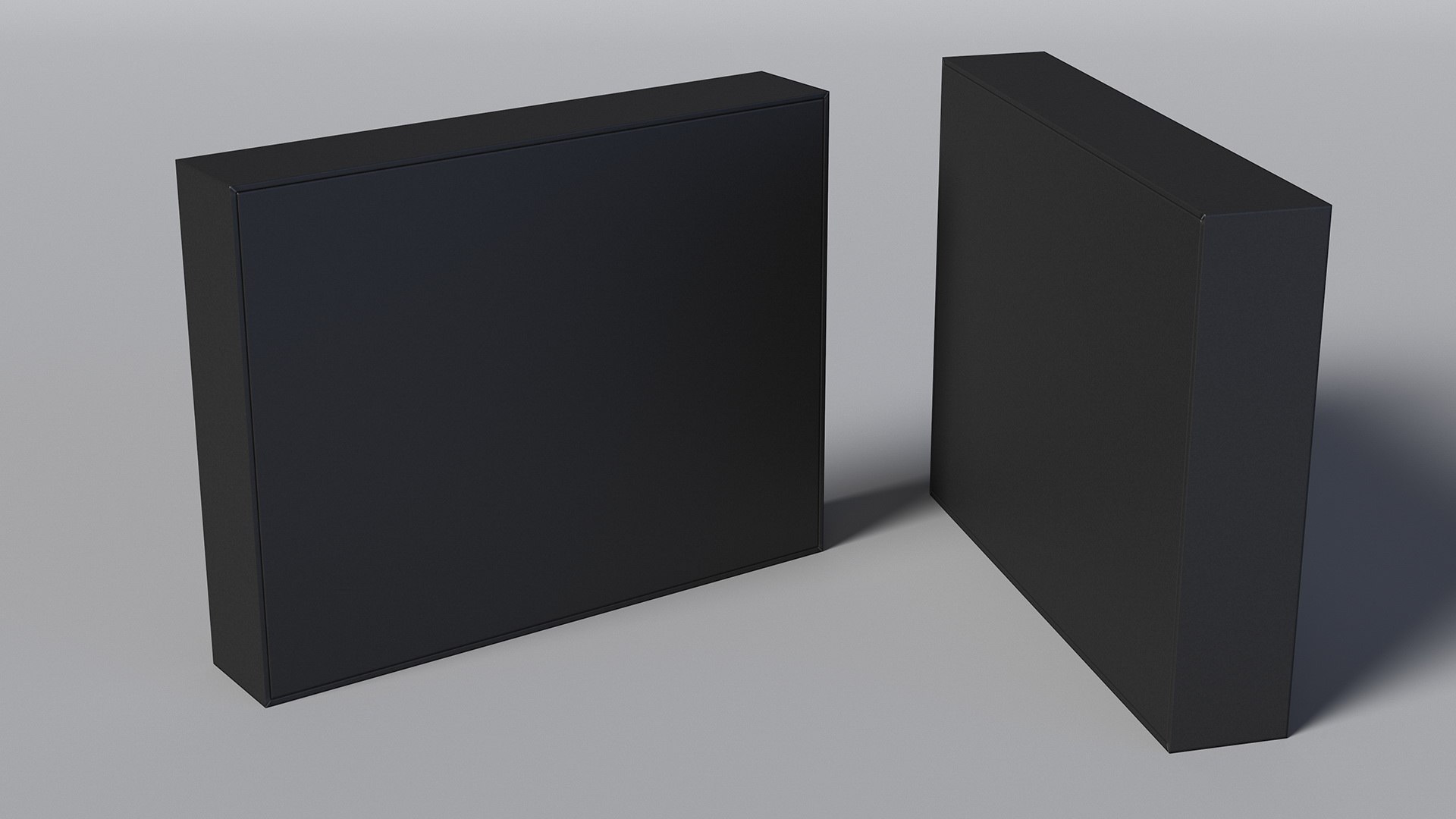 3D Flat Rectangular Box - TurboSquid 2212724