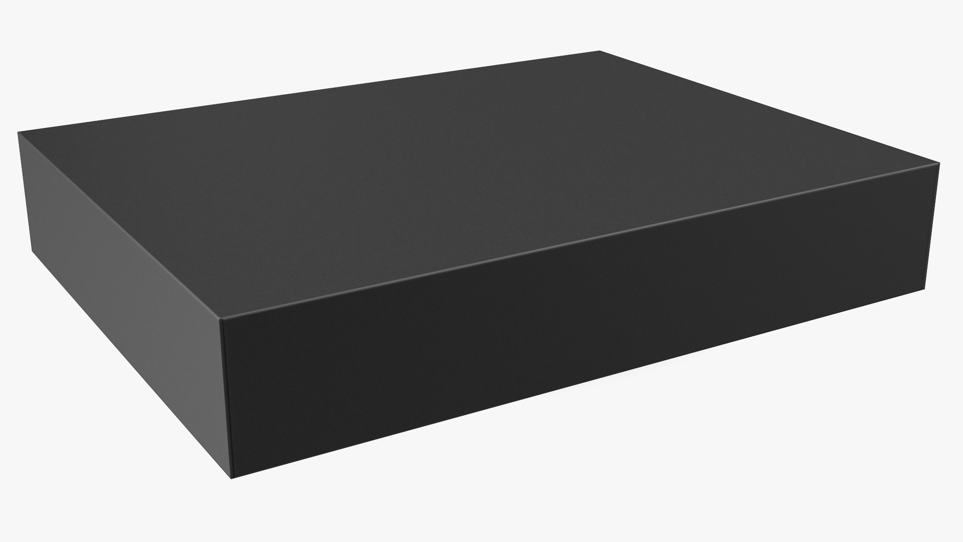 3D Flat Rectangular Box - TurboSquid 2212724