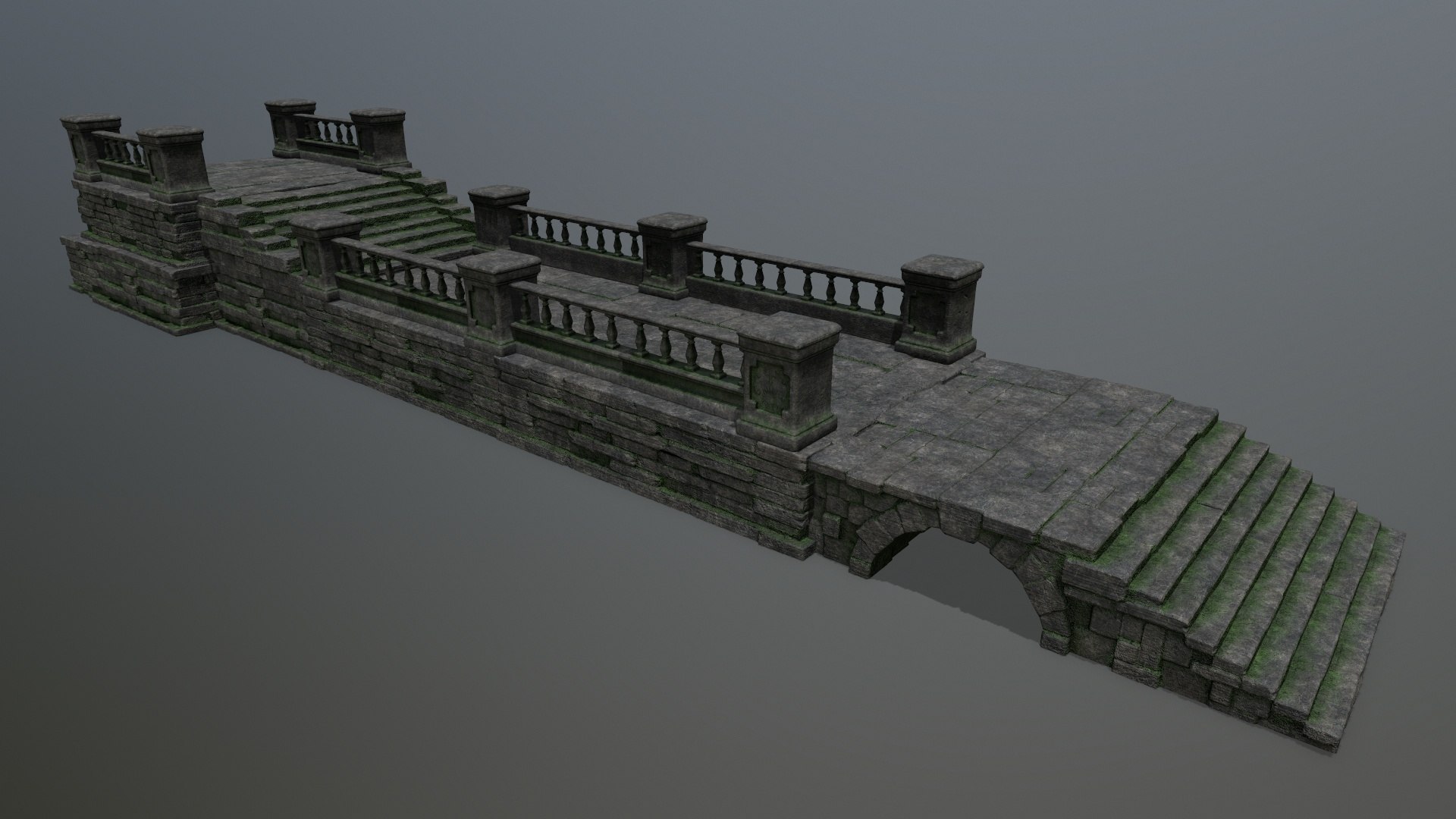 3D Model Old Ruins - TurboSquid 2135582