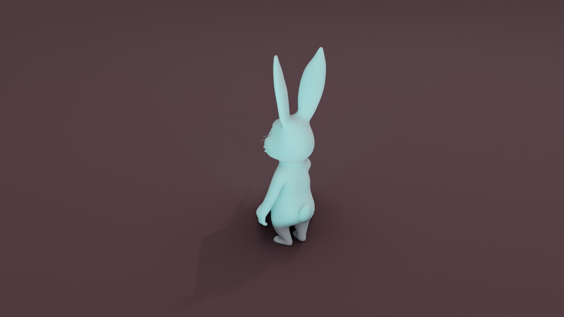 3D Model Cartoon Rabbit Animated And Rigged Base Mesh - TurboSquid 2084913