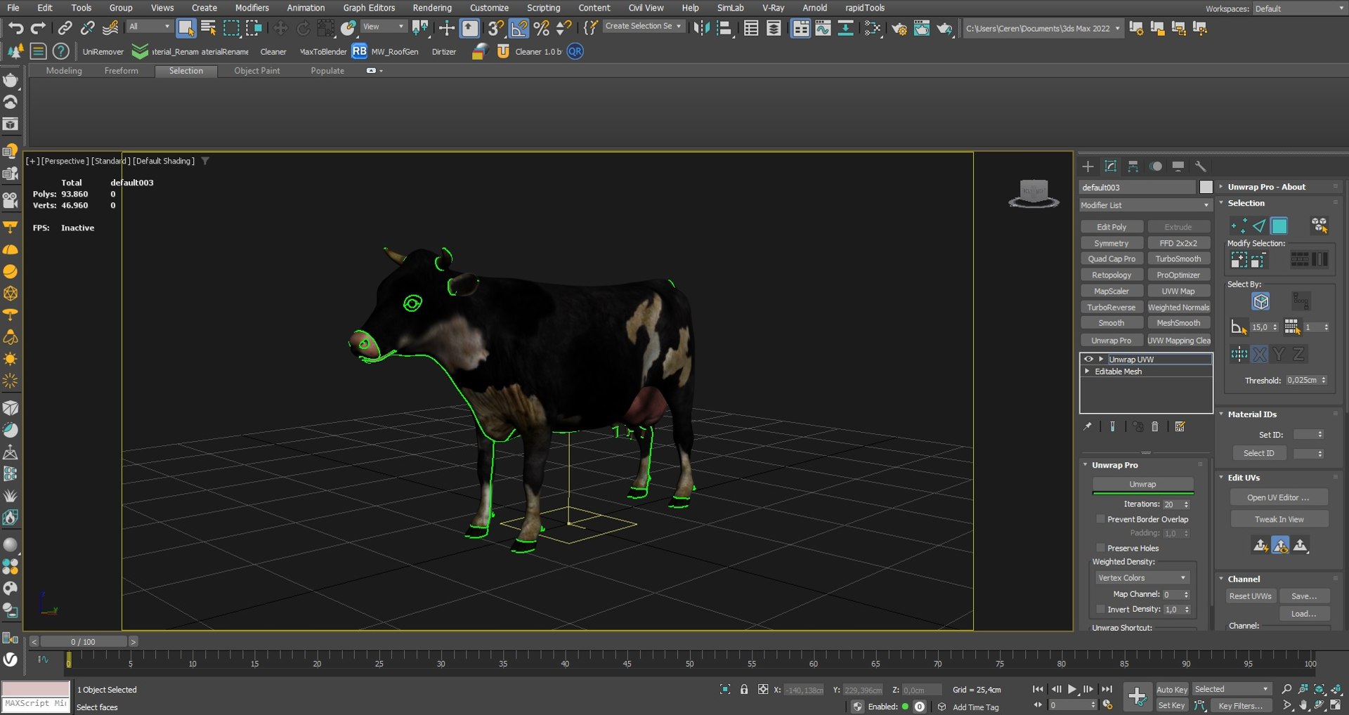 3D Low Poly Cow Collection - 3 Cow Models - 4K - Unwrapped - TurboSquid 1986516