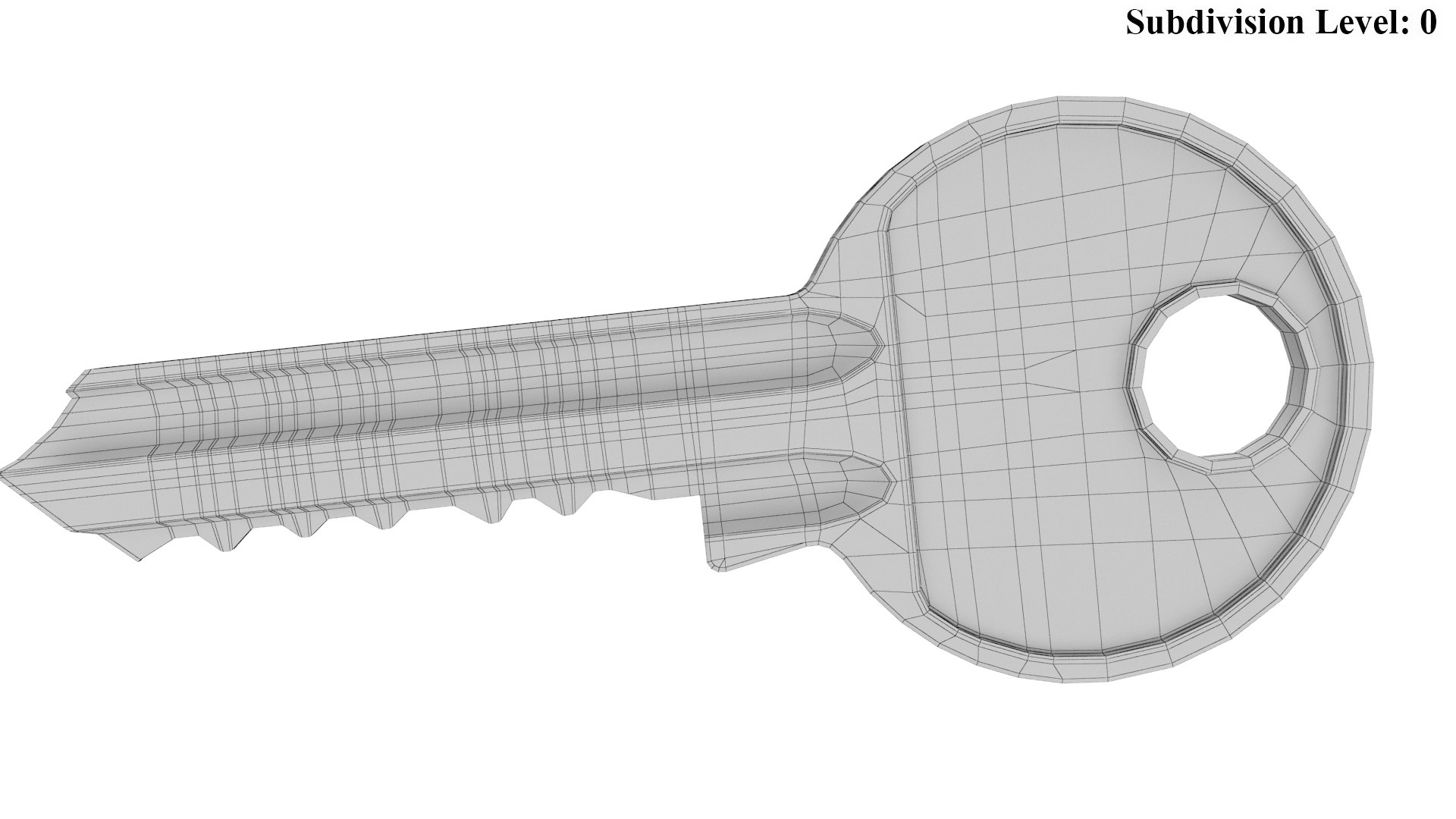 3D Key 01 - TurboSquid 1862364
