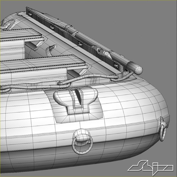 3d inflatable boat 2 model