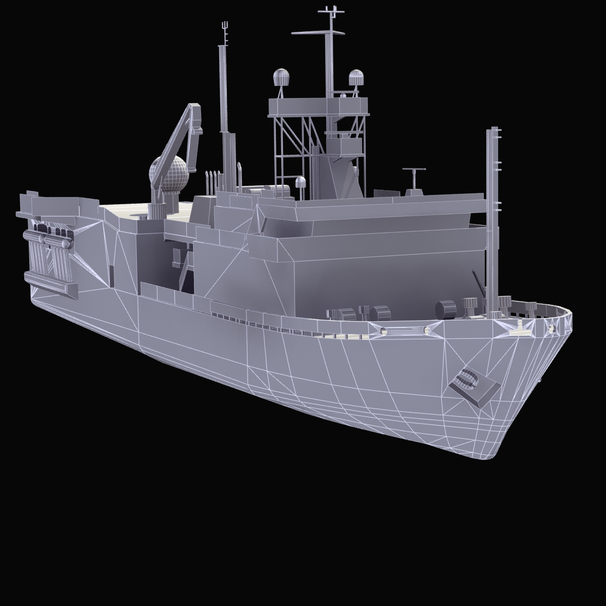 3d orient oil survey ship