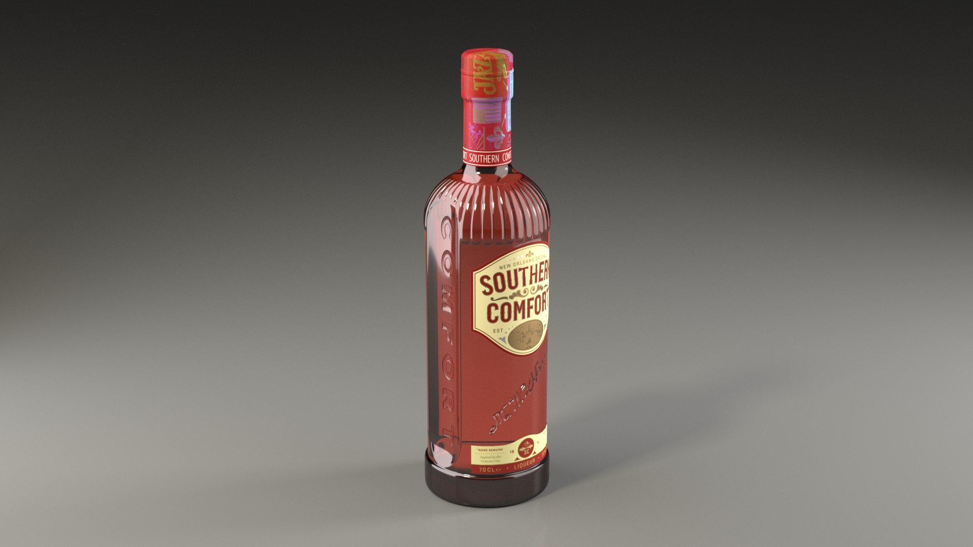 Southern Comfort Bottle Model - TurboSquid 1927324