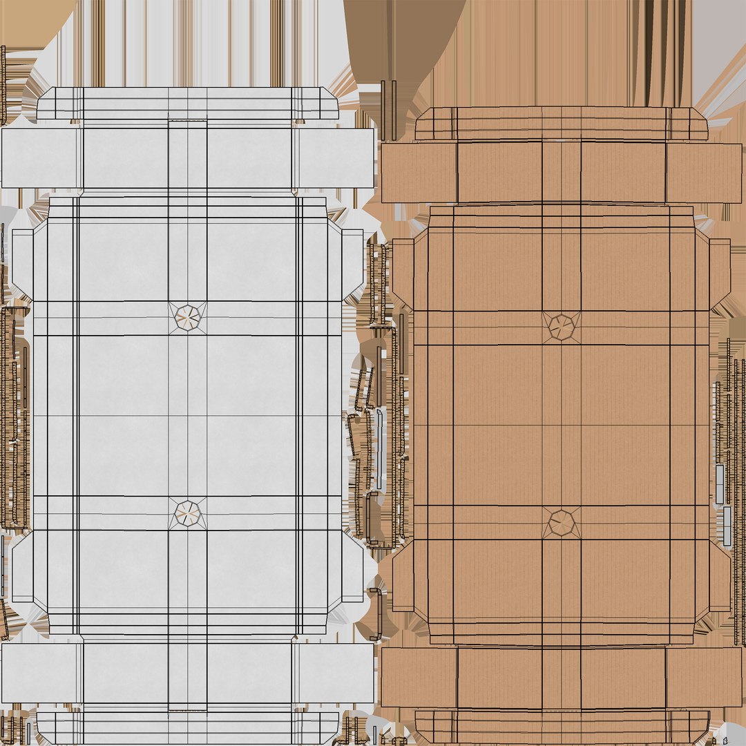 3D trays cardboard boxes model - TurboSquid 1459475