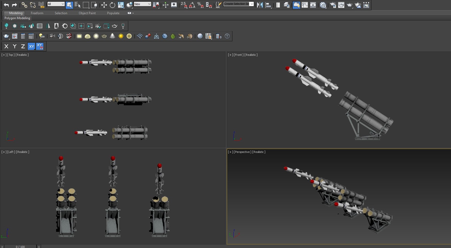 Mark 141 RGM 84 Harpoon 3D model - TurboSquid 2018758