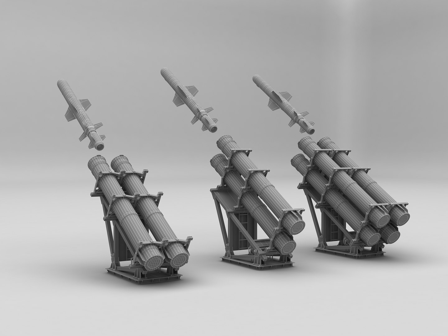 Mark 141 RGM 84 Harpoon 3D model - TurboSquid 2018758
