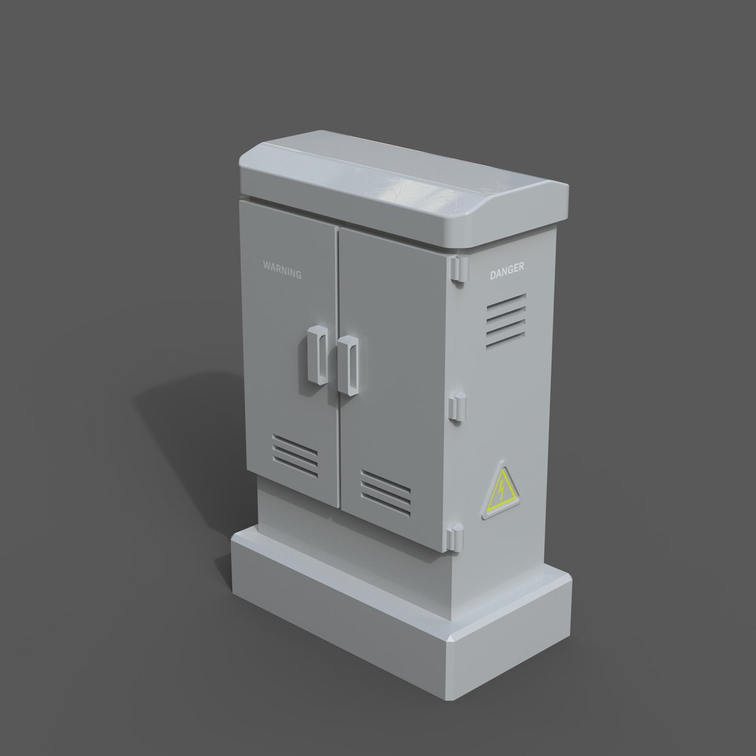 3D Electrical Panel - TurboSquid 1544521