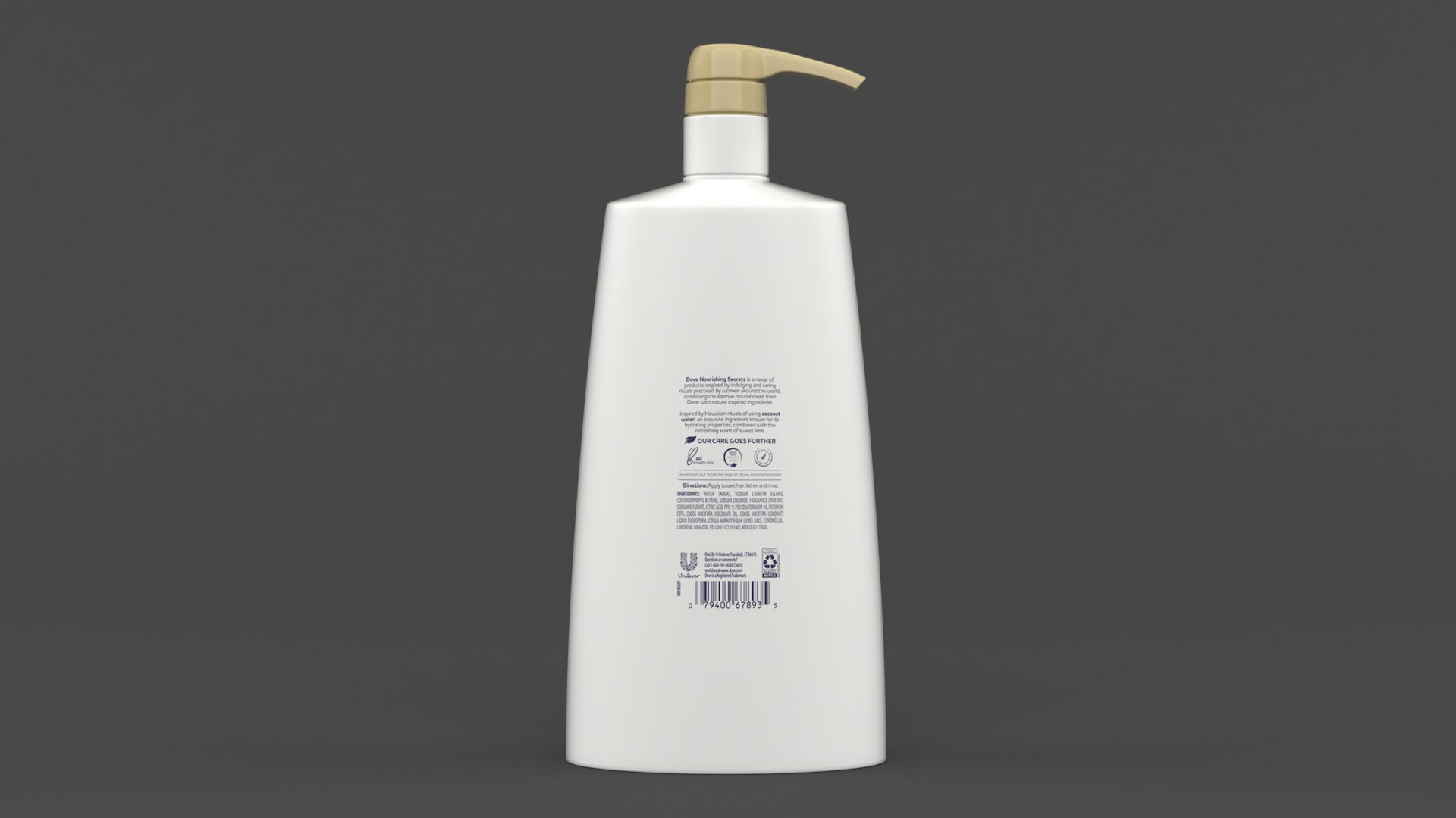 Dove Shampoo 3D Model - TurboSquid 2009870