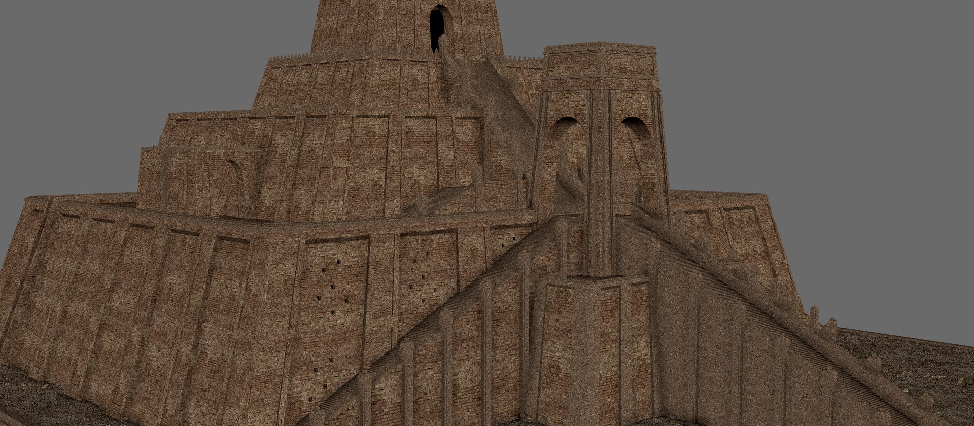Ziggurat Temple 3D Model - TurboSquid 2218816