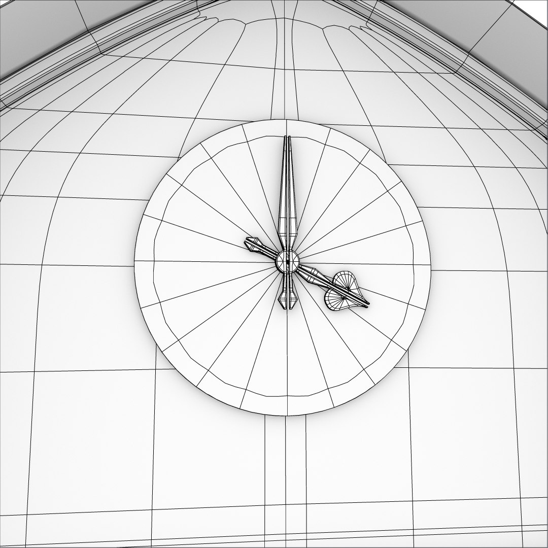 3D burj al sahwa clock tower - TurboSquid 1655985