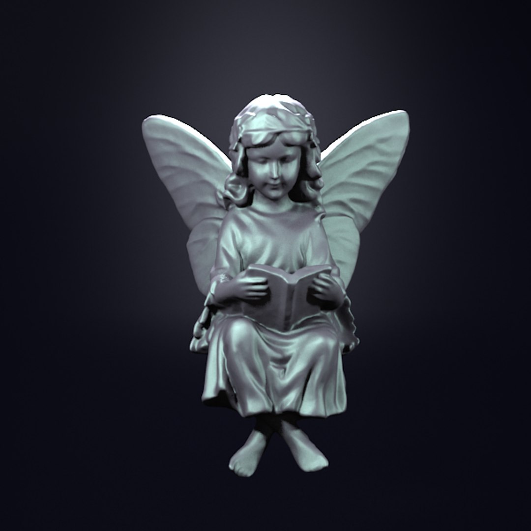 Statue Fairy 3d Model