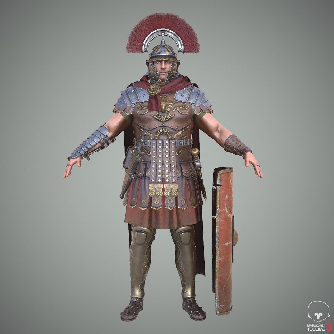 3D Roman Centurion Unreal Unity - TurboSquid 1881231