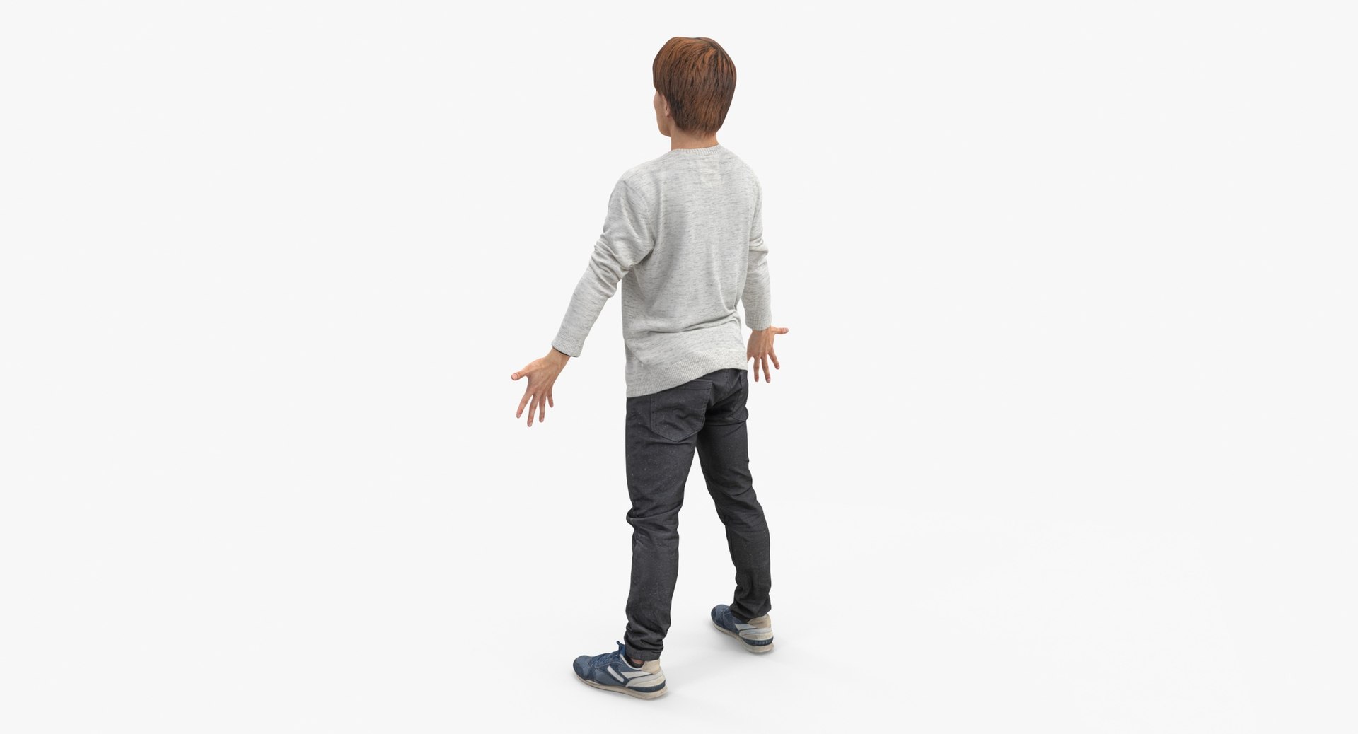 Akito Casual Autumn A Pose 3D model - TurboSquid 1977789