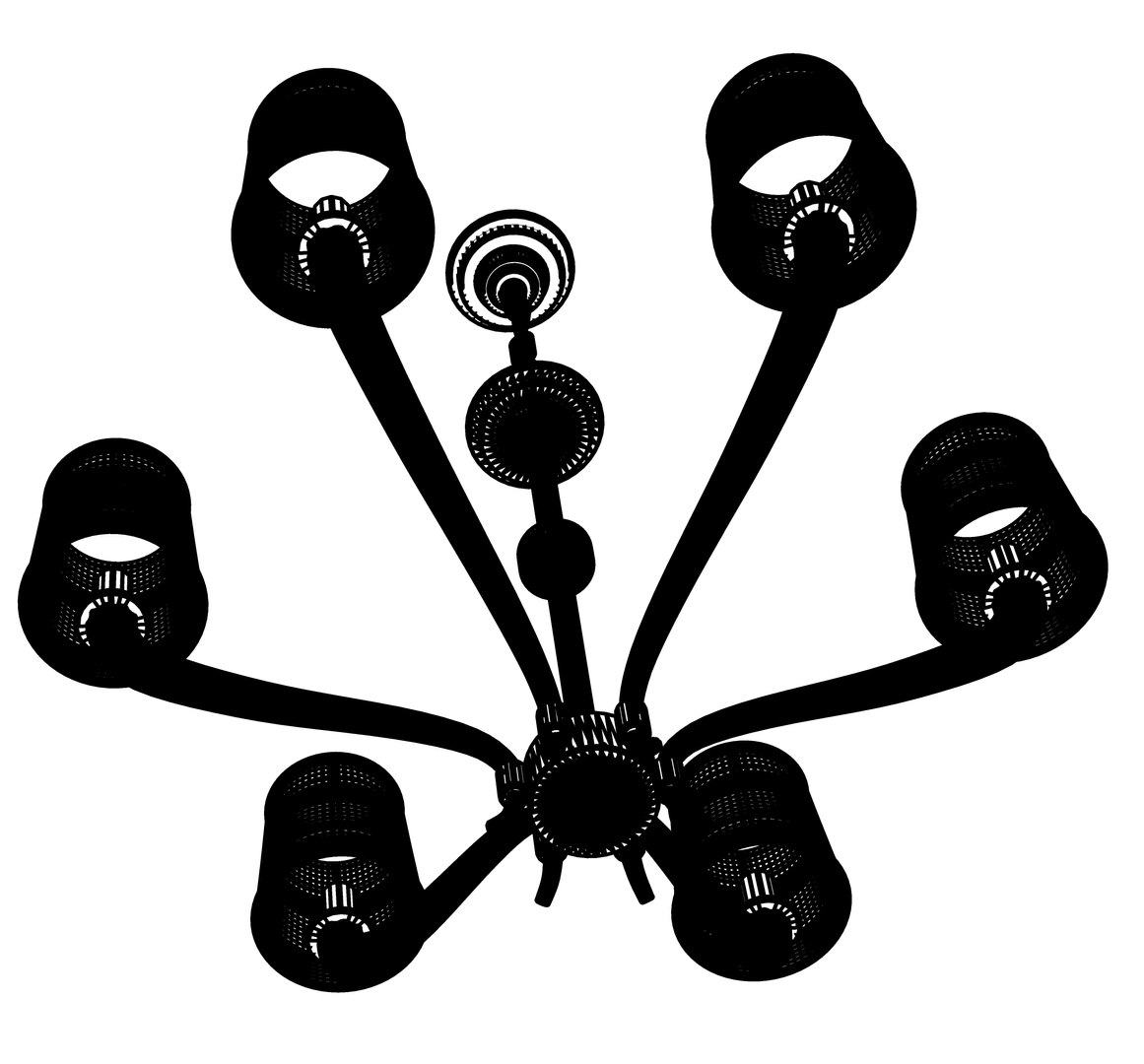 3D Classic Chandeliers Revit Model - TurboSquid 1530714