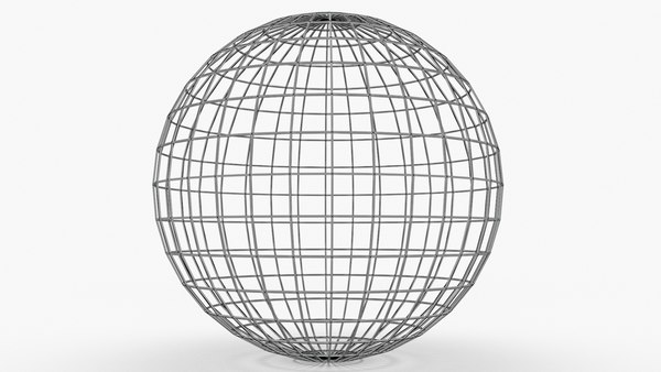 3D Wireframe Sphere 02 - TurboSquid 1797297