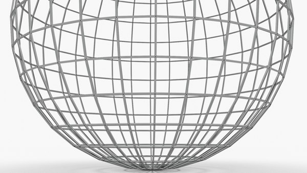 3D Wireframe Sphere 02 - TurboSquid 1797297