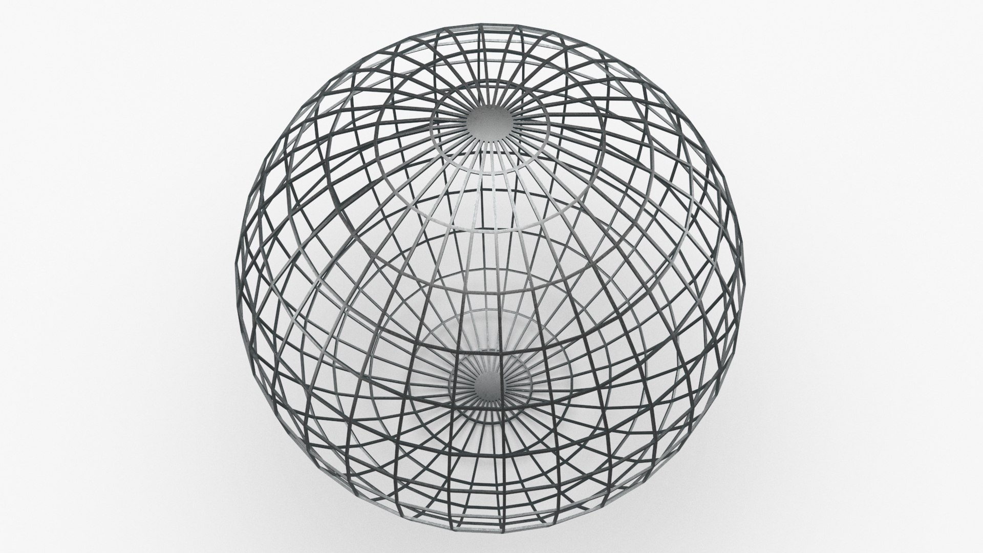 3D Wireframe Sphere 02 - TurboSquid 1797297