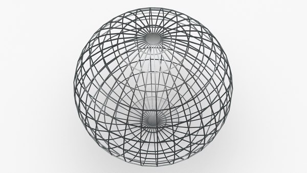 3D Wireframe Sphere 02 - TurboSquid 1797297