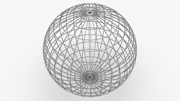 3D Wireframe Sphere 02 - TurboSquid 1797297