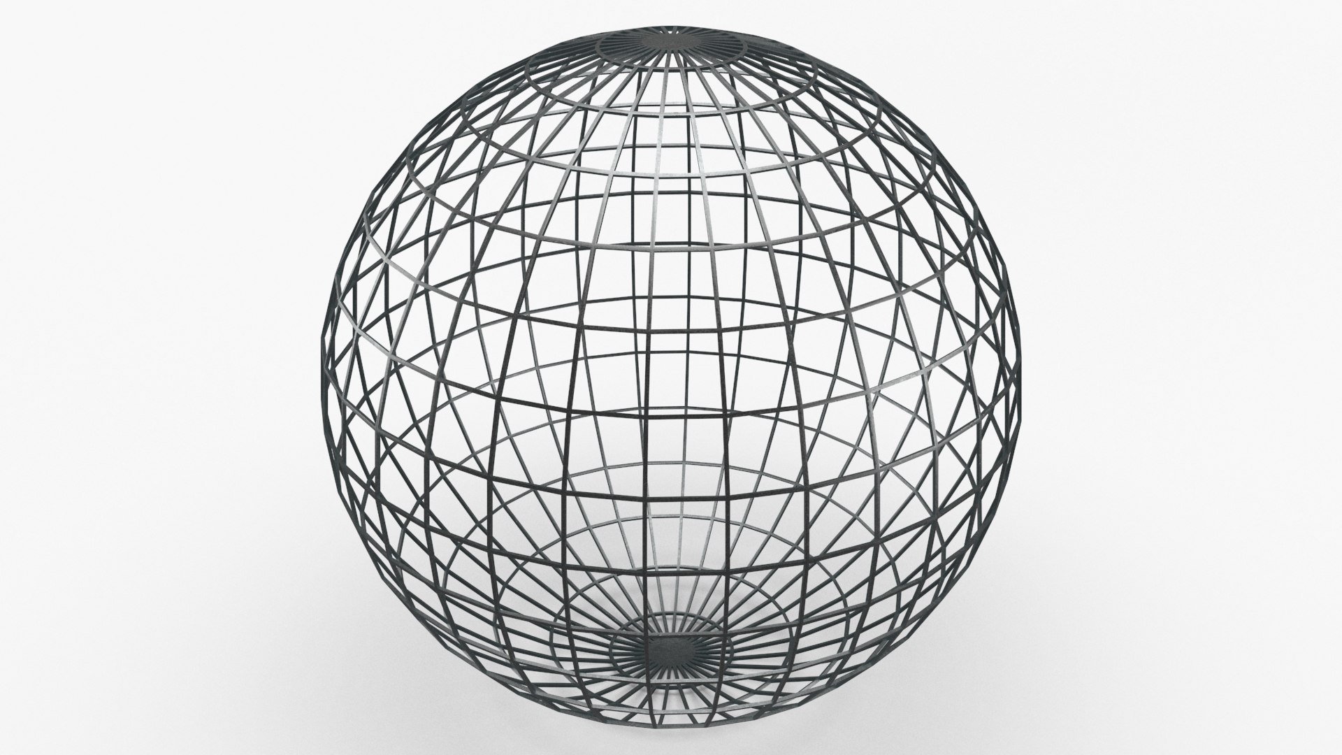 3D Wireframe Sphere 02 - TurboSquid 1797297